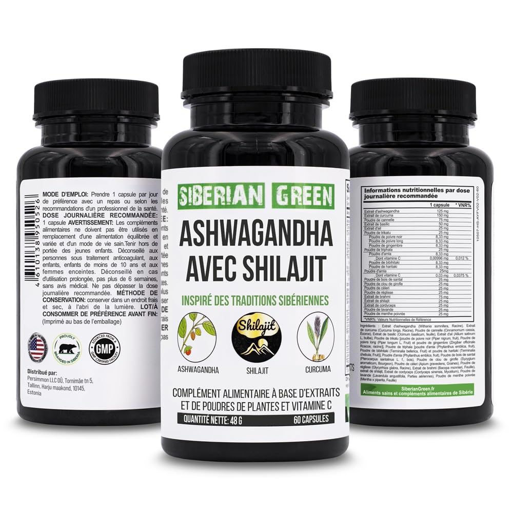 natural stress relief ashwagandha supplement