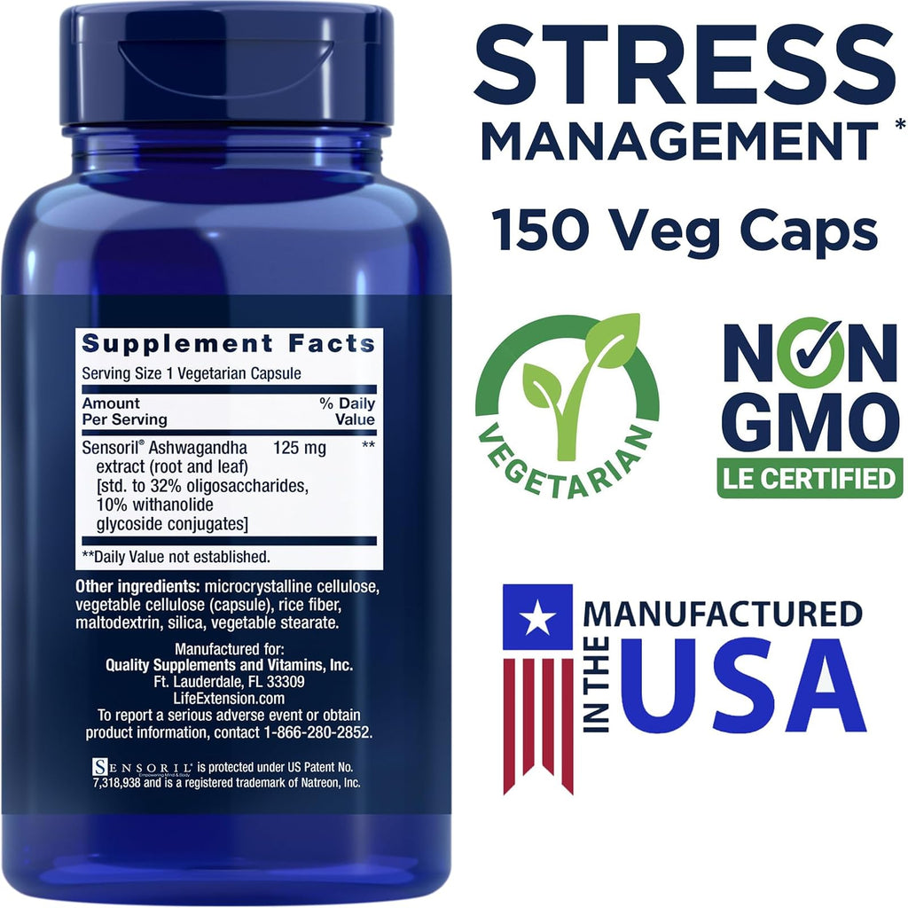 natural stress relief ashwagandha supplement