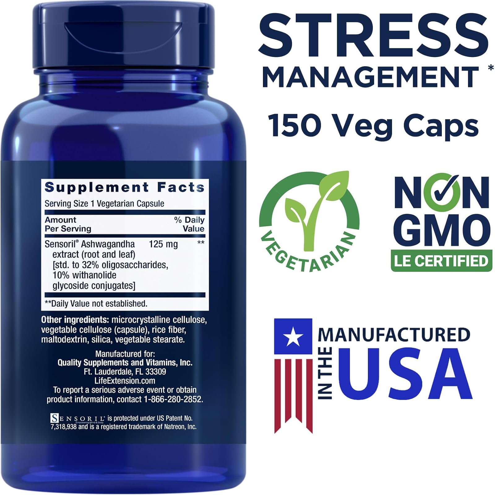 natural stress relief ashwagandha supplement