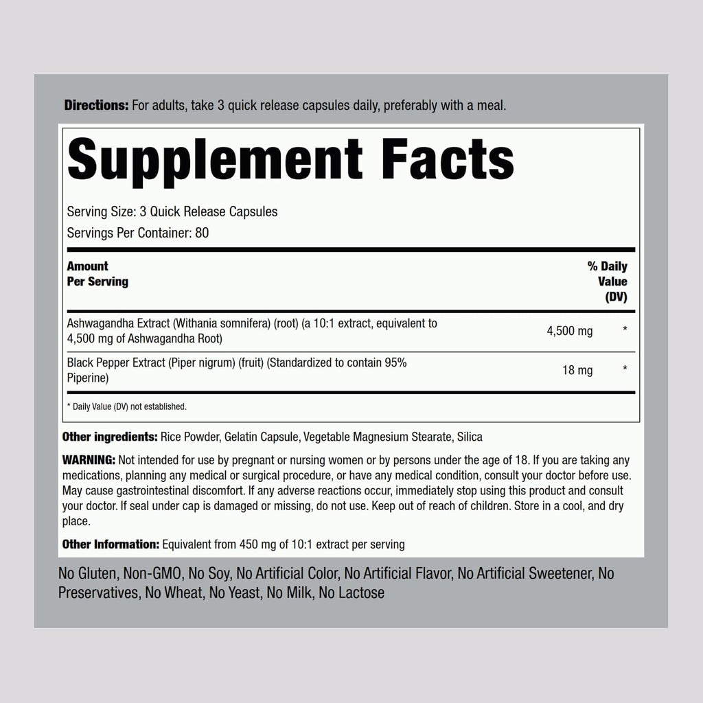 natural stress relief ashwagandha supplement