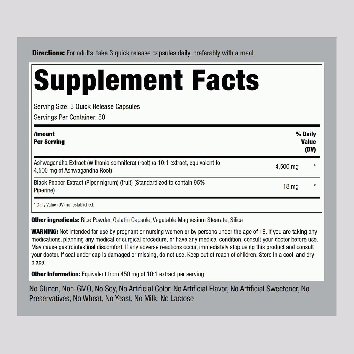 natural stress relief ashwagandha supplement