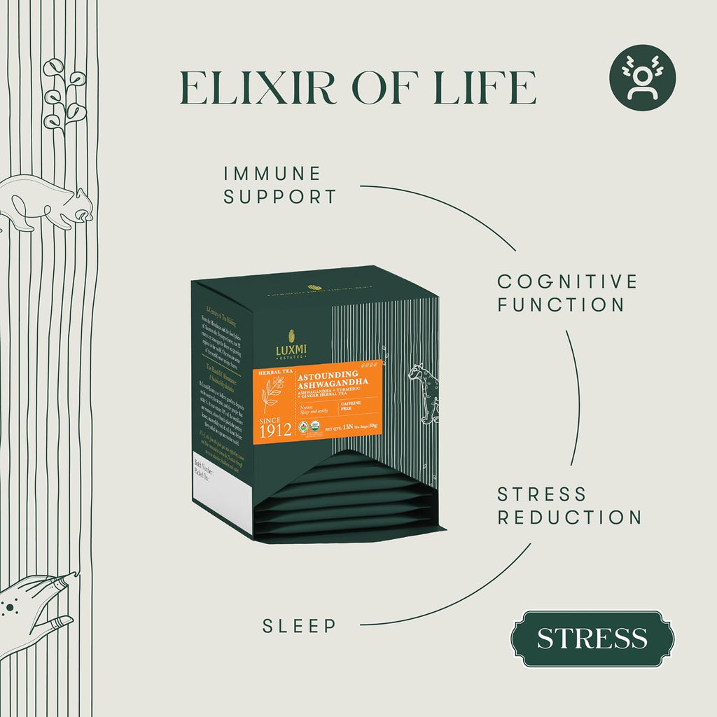 natural stress relief Ashwagandha tea
