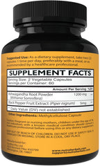 Natural stress relief ashwagandha