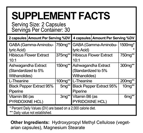 natural stress relief blended supplements