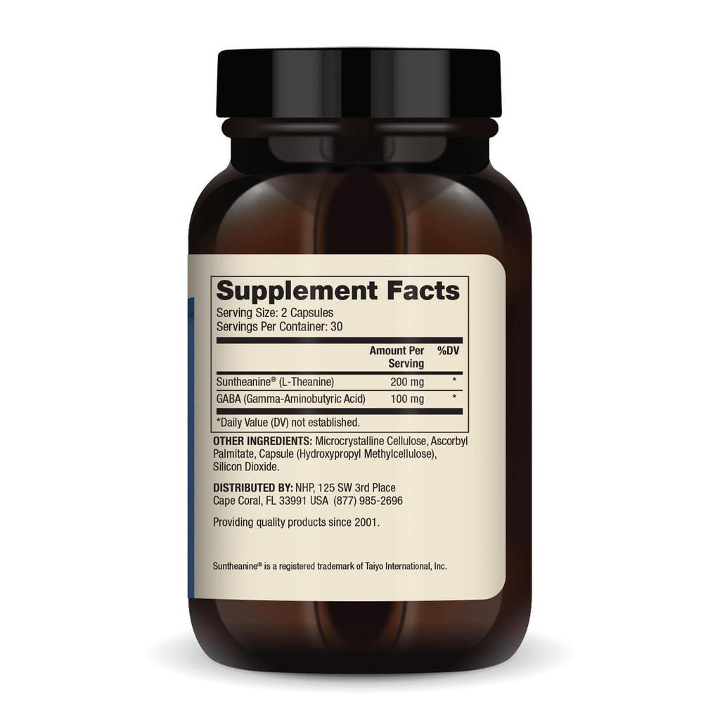 Natural stress relief blended vitamin supplement