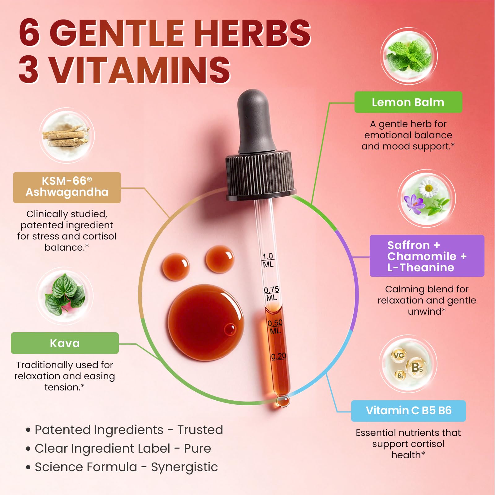 Natural stress relief capsules for women