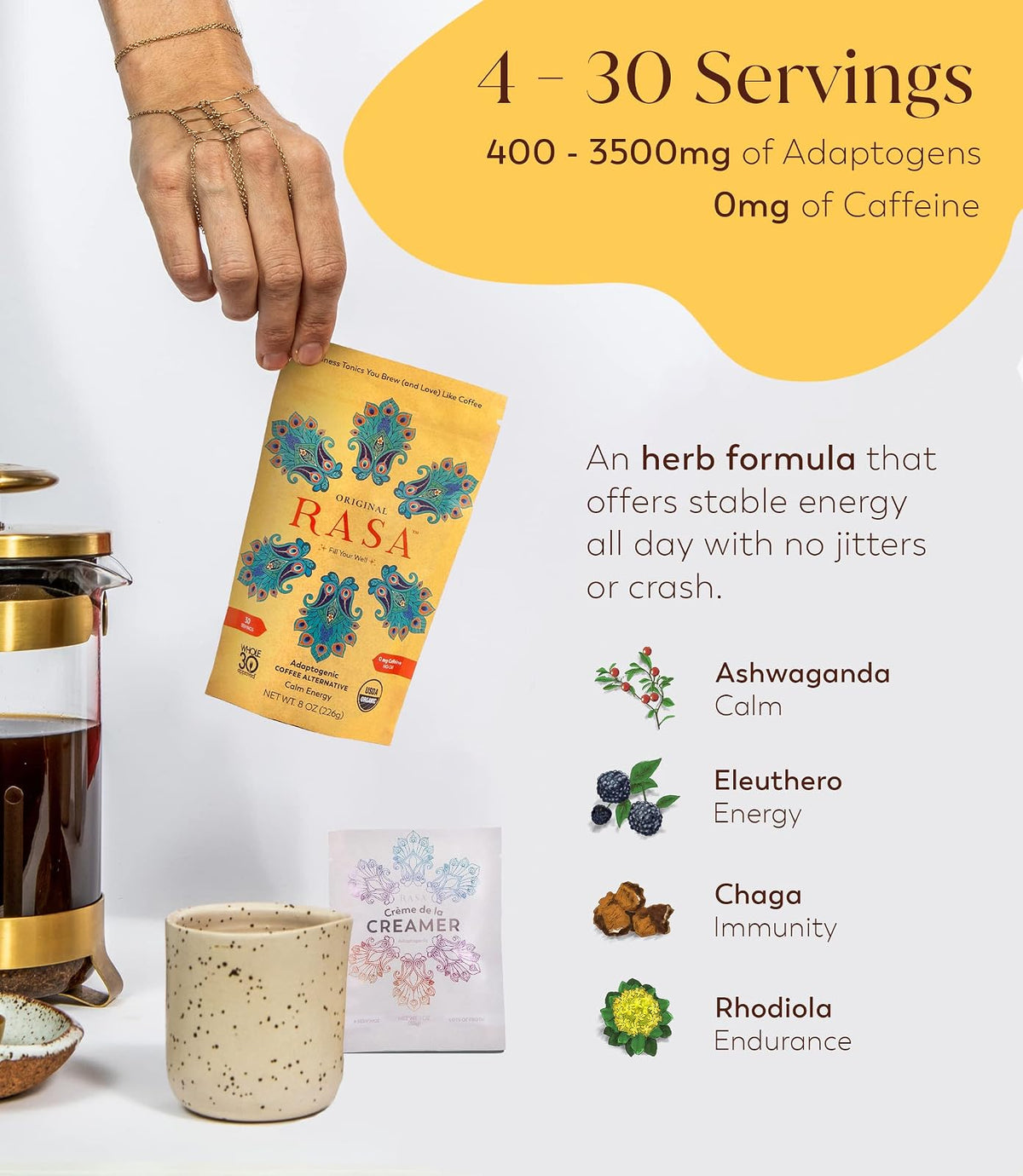 natural stress relief coffee alternative