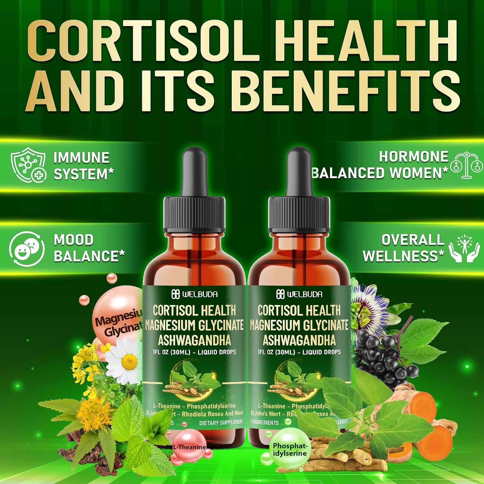 natural stress relief cortisol supplement