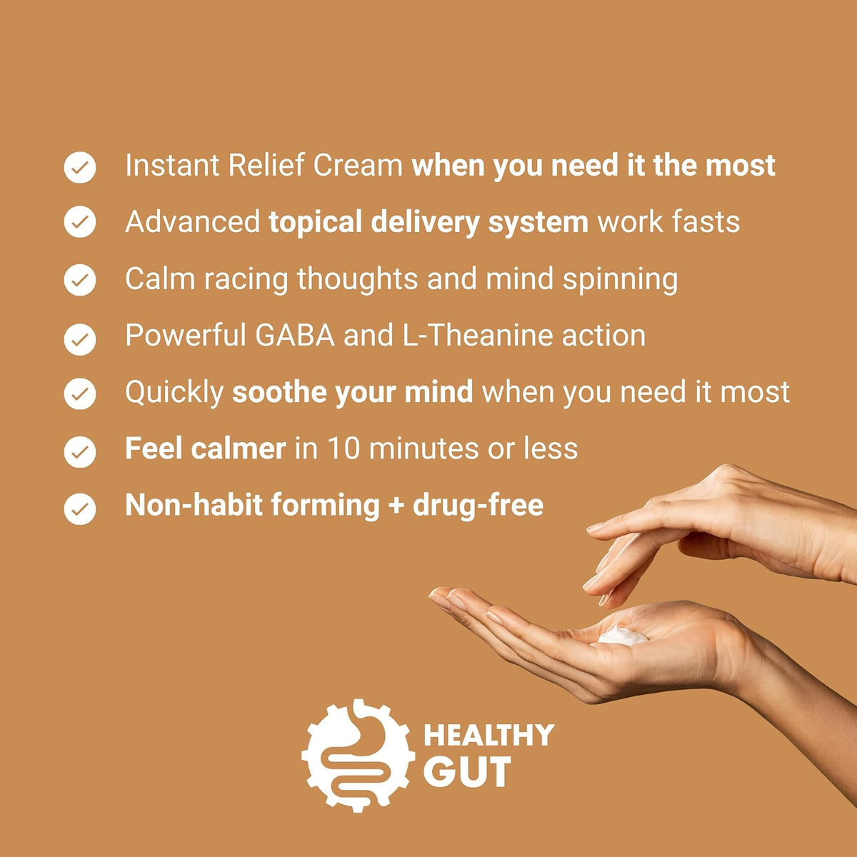 Natural stress relief cream for adults