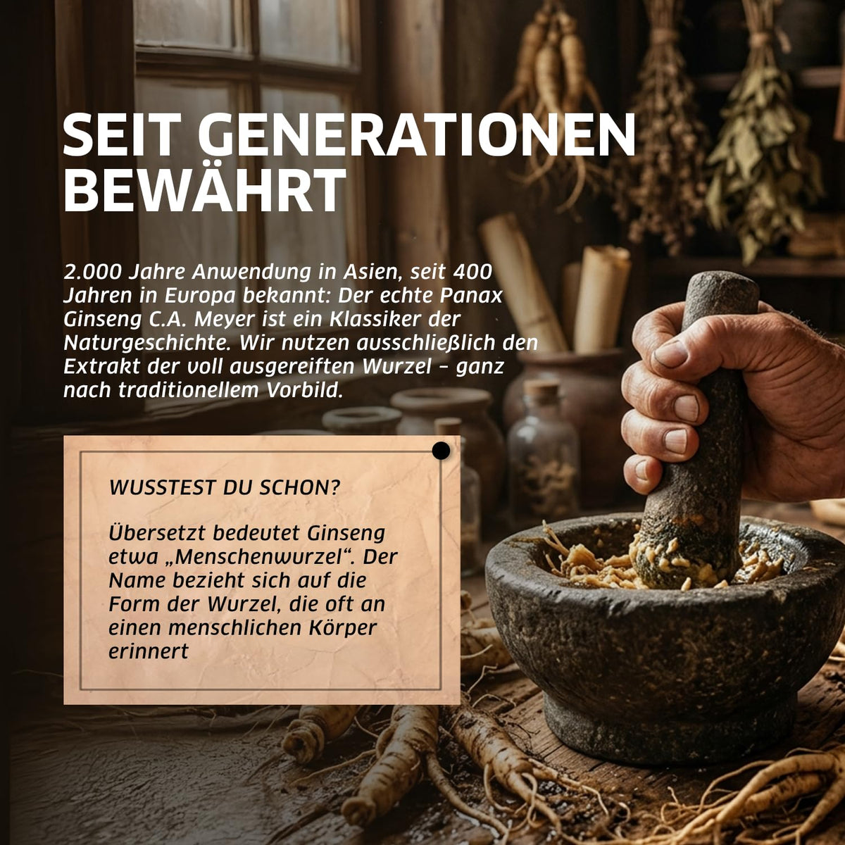 Natural stress relief ginseng capsules