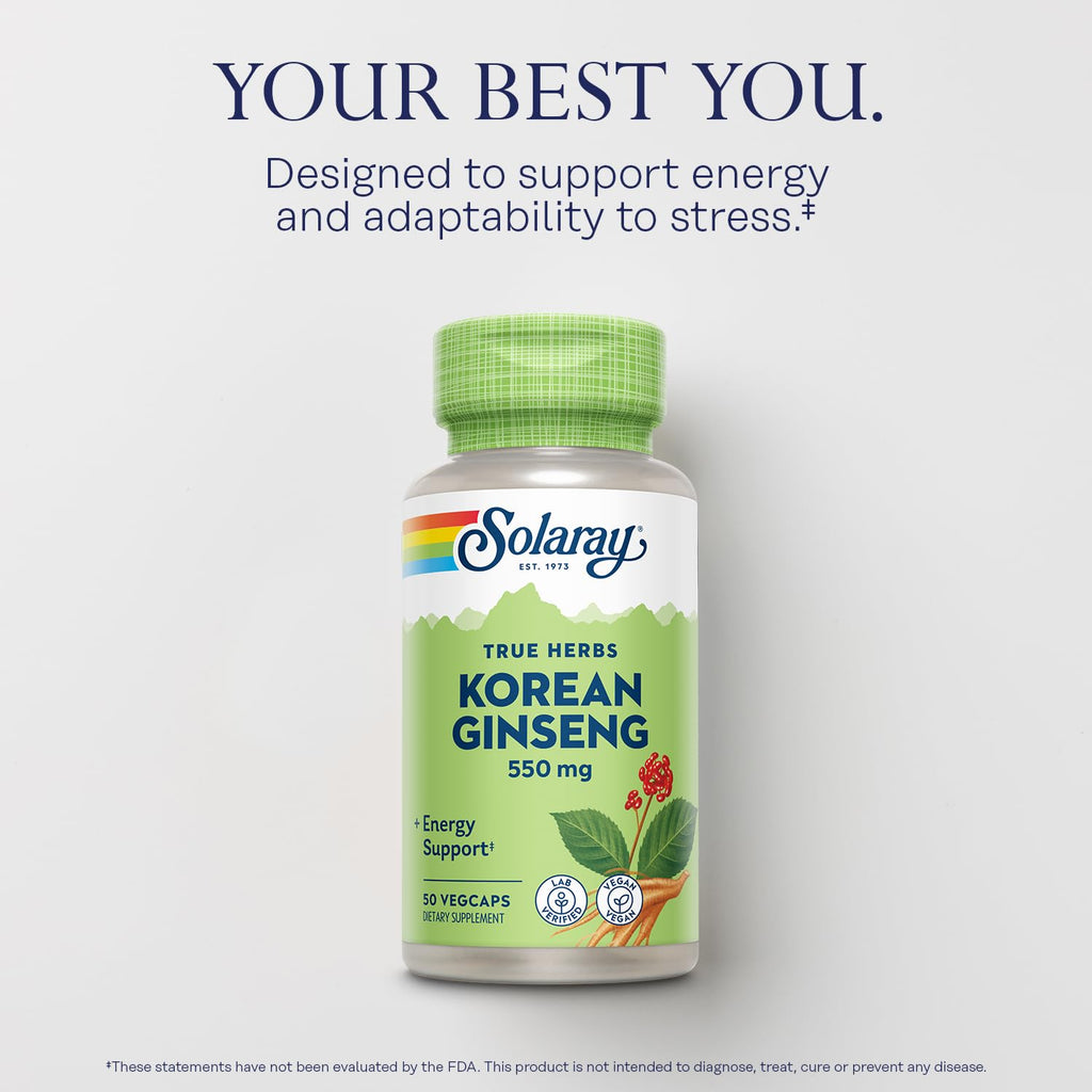 Natural stress relief ginseng
