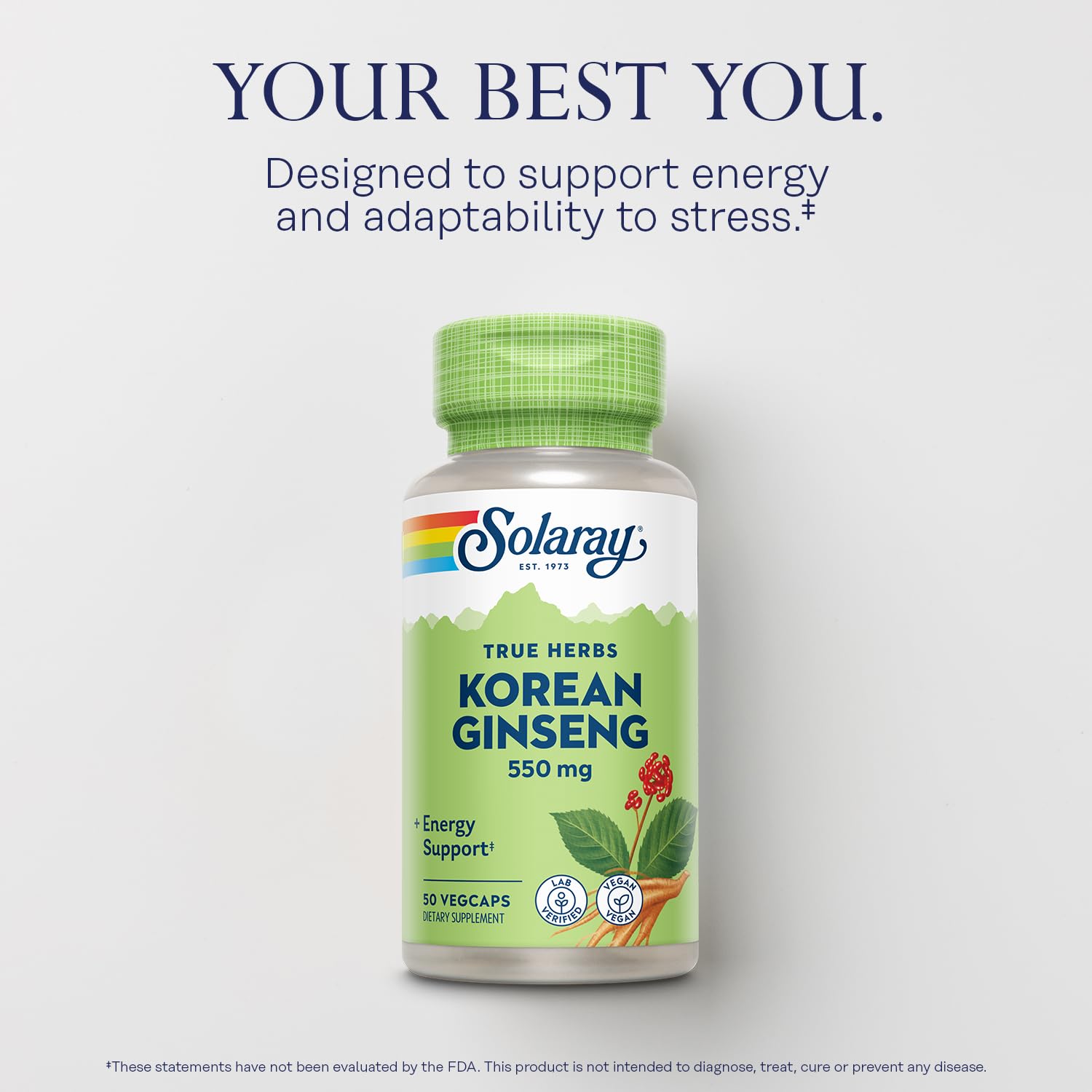 Natural stress relief ginseng