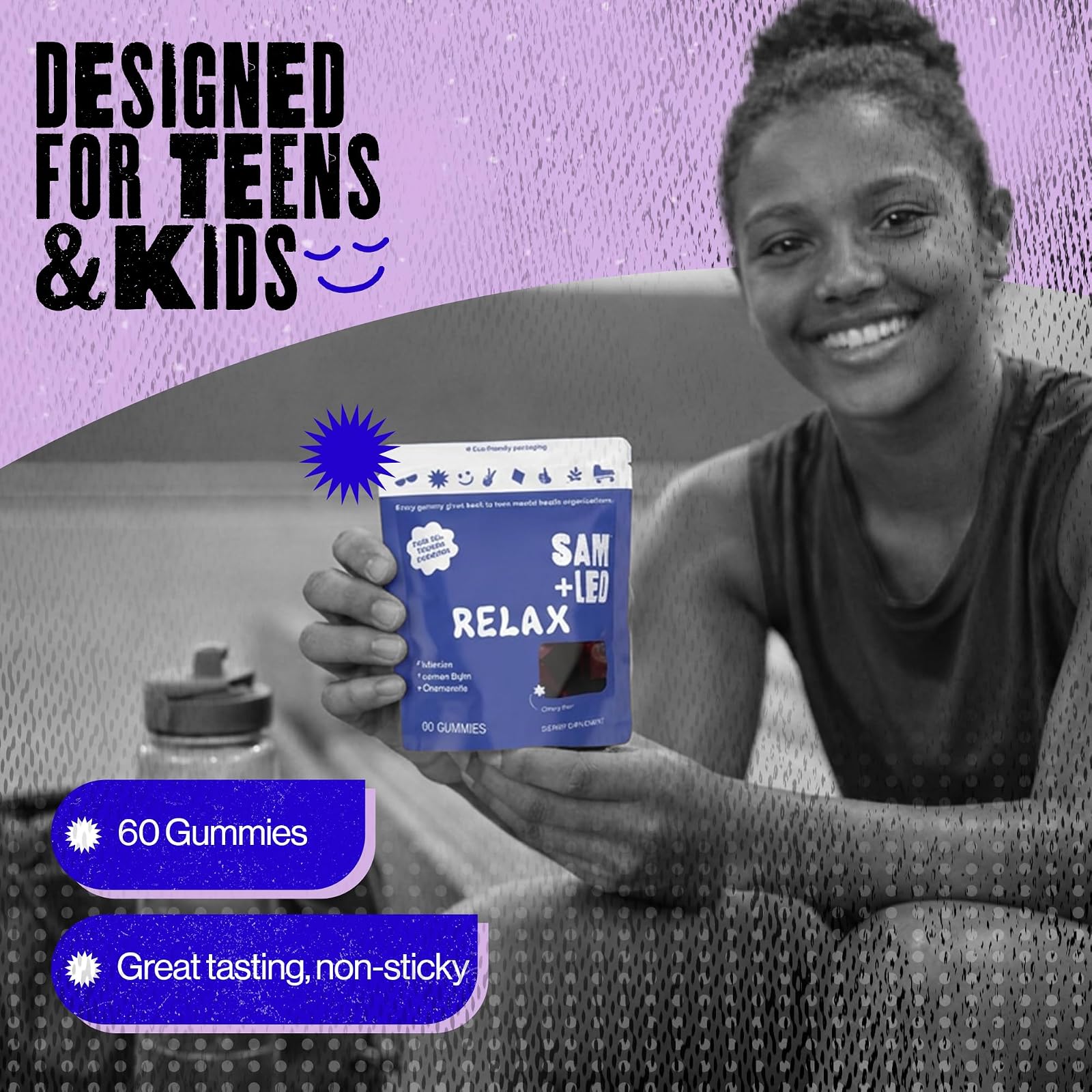 natural stress relief gummies for children