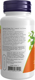 Natural stress relief Holy Basil capsules