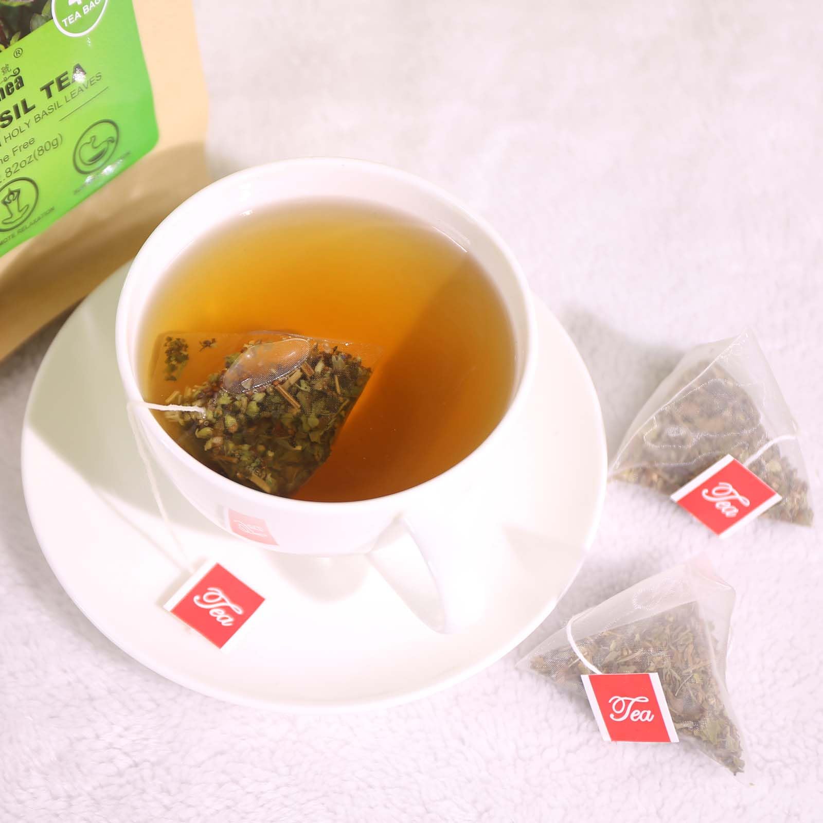 natural stress relief holy basil tea