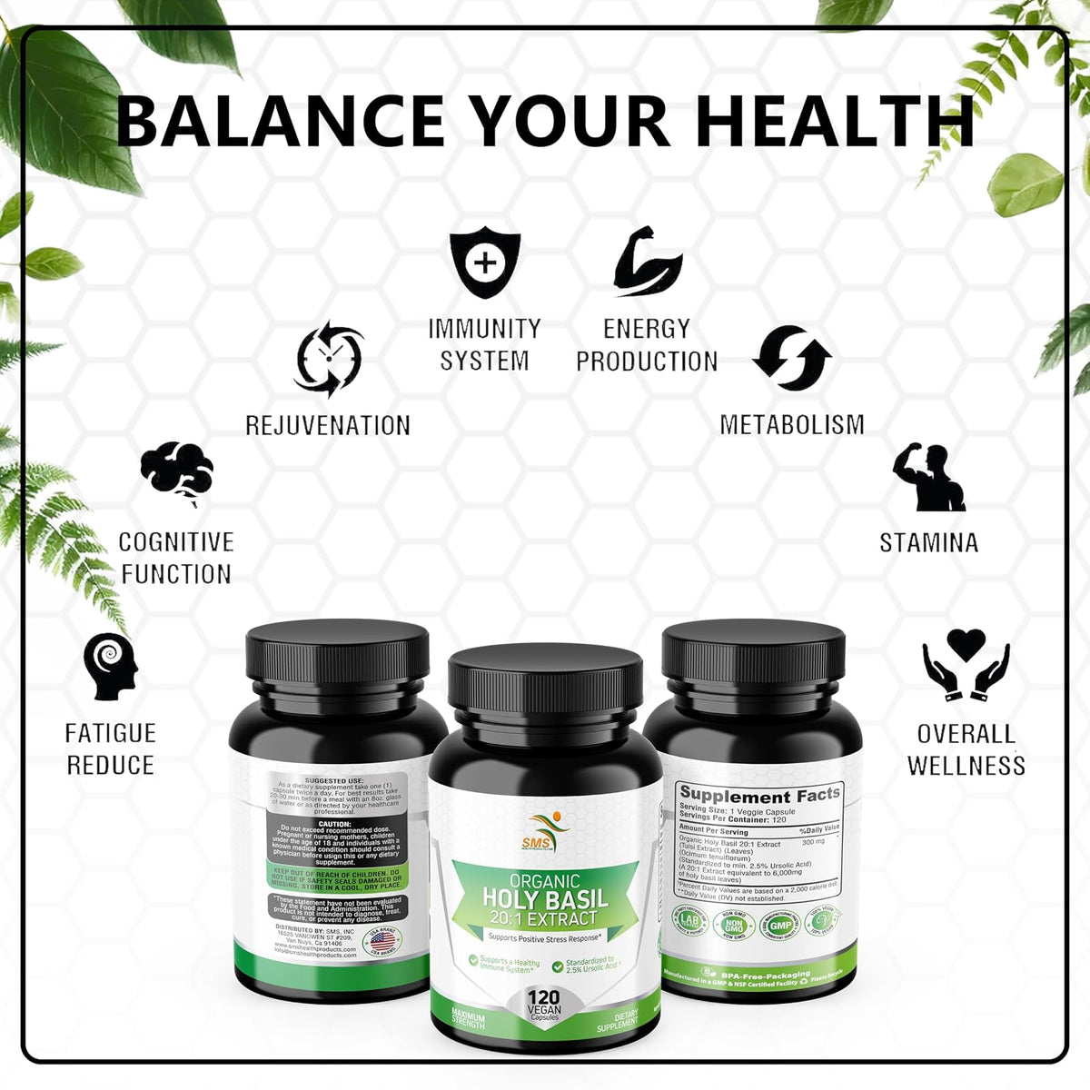 natural stress relief Holy Basil