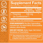 Natural stress relief L-Theanine supplement