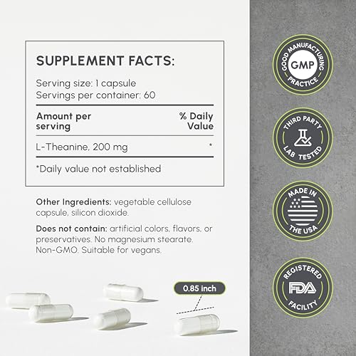 natural stress relief L-Theanine supplement