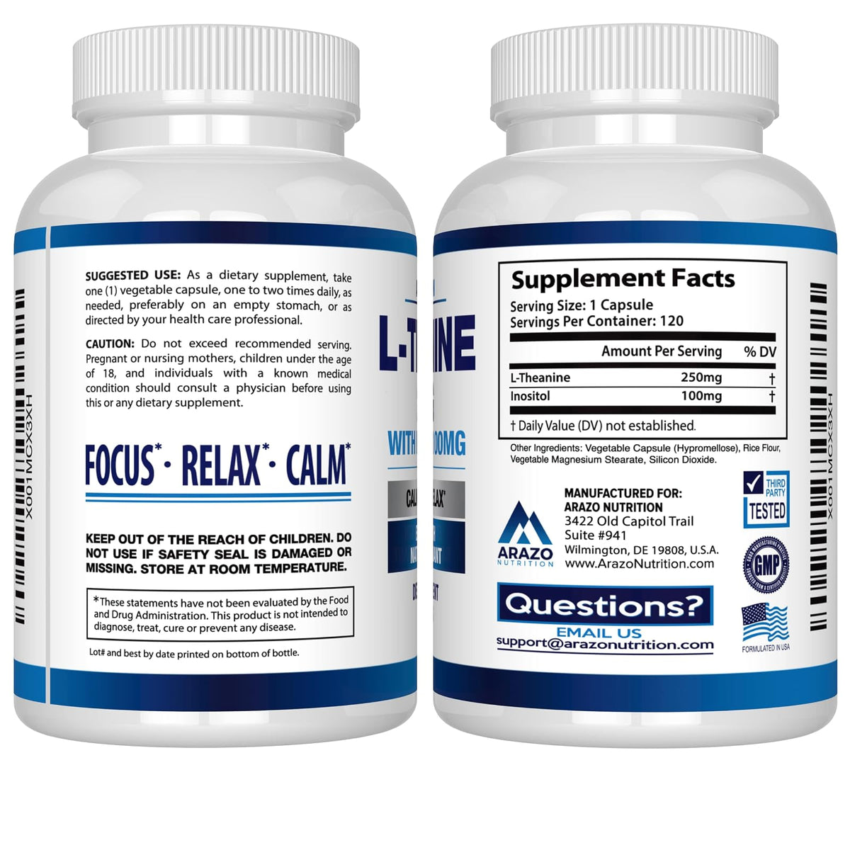 natural stress relief l-theanine