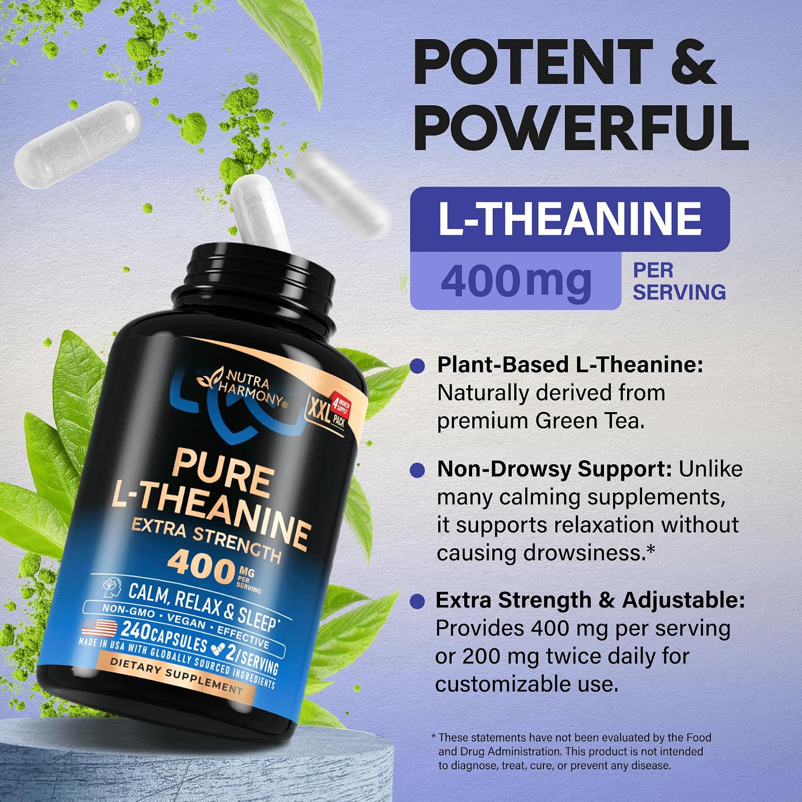 natural stress relief l-theanine