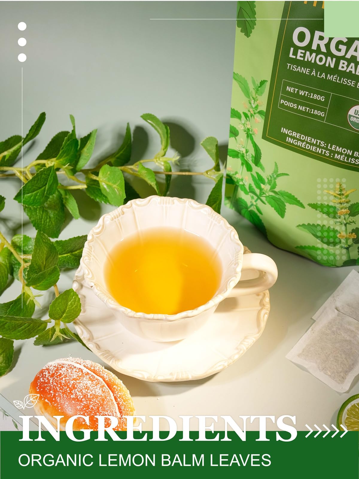 natural stress relief lemon balm tea