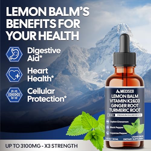 Natural stress relief lemon balm