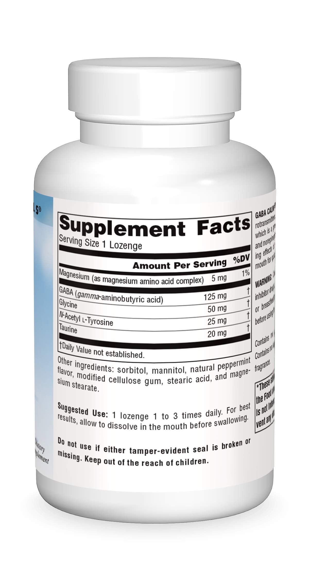 Natural stress relief lozenges