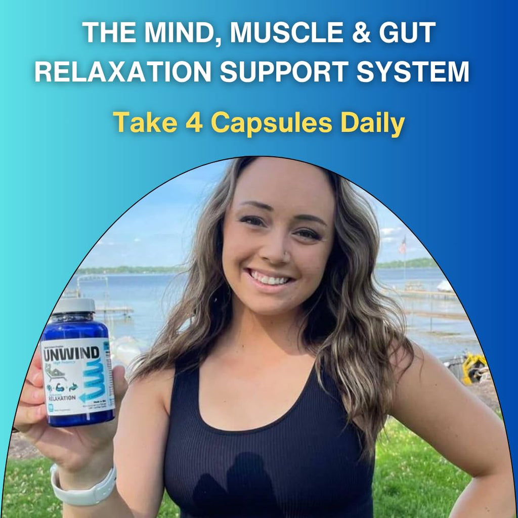 Natural stress relief magnesium capsules