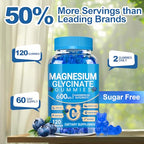 Natural stress relief magnesium gummies