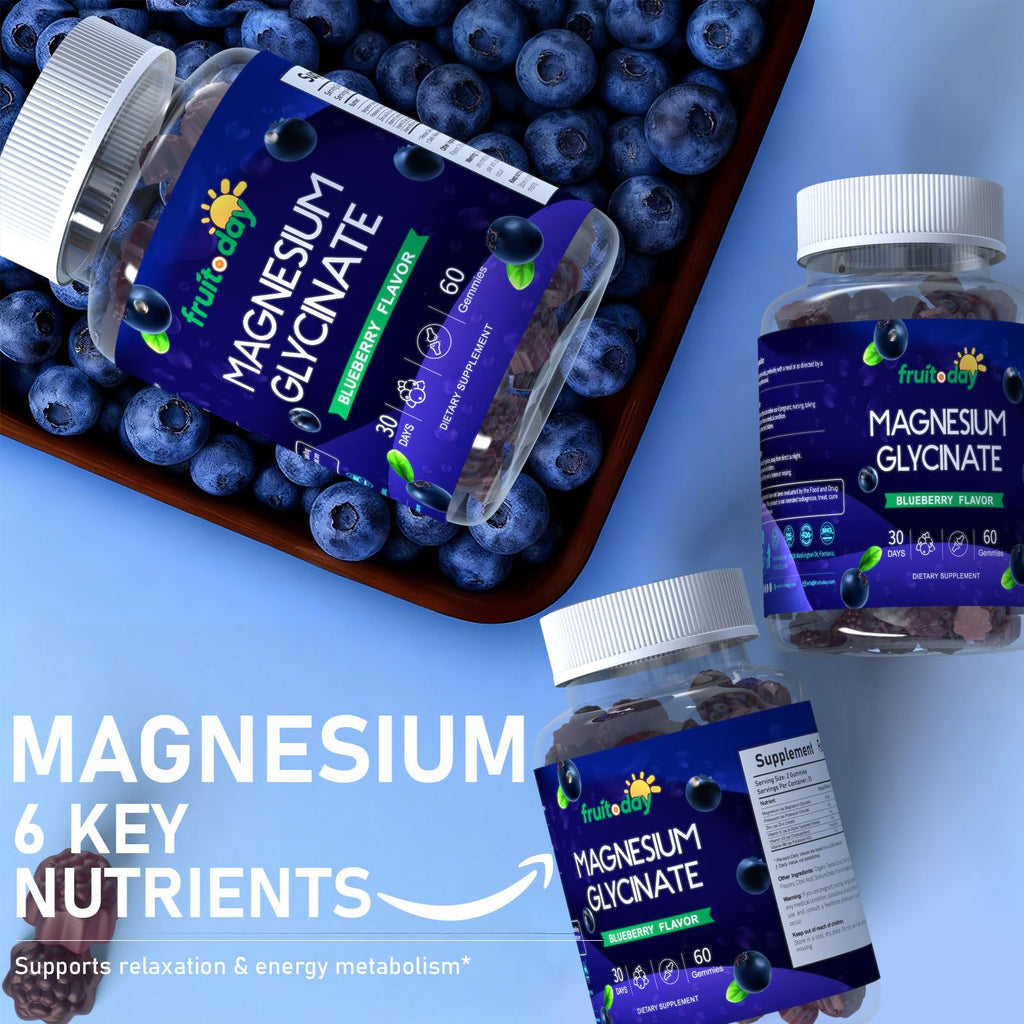 Natural stress relief magnesium gummies