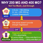 Natural stress relief Magnesium Gummies