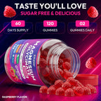 Natural stress relief magnesium gummies
