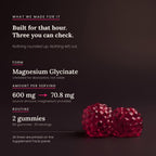 Natural stress relief magnesium gummies