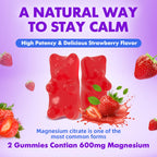 Natural stress relief magnesium gummies
