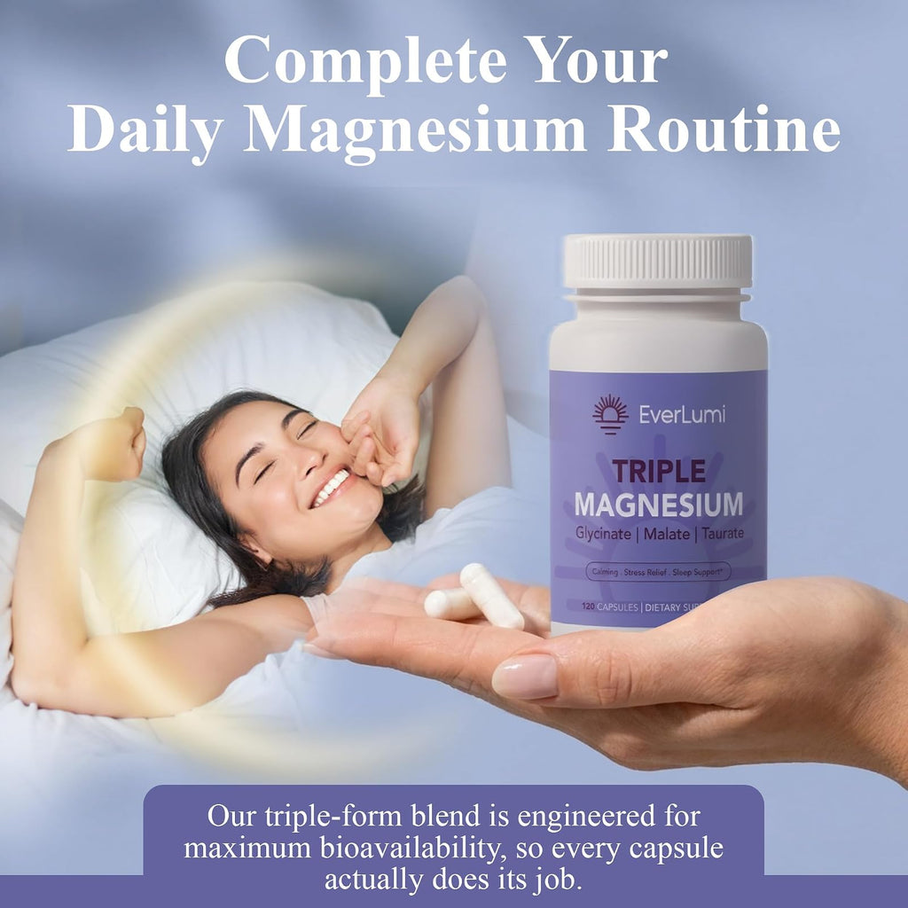 Natural stress relief magnesium supplement