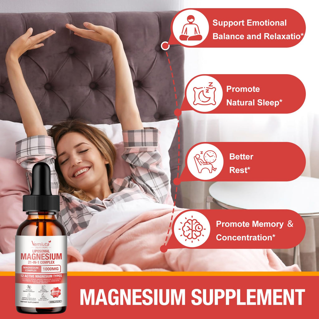 Natural stress relief magnesium supplement
