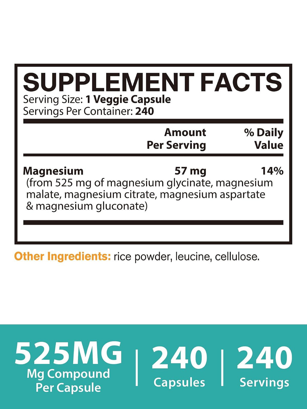 Natural stress relief magnesium