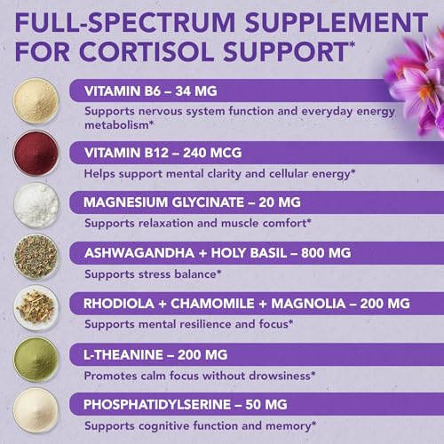 Natural stress relief multivitamin