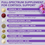 Natural stress relief multivitamin