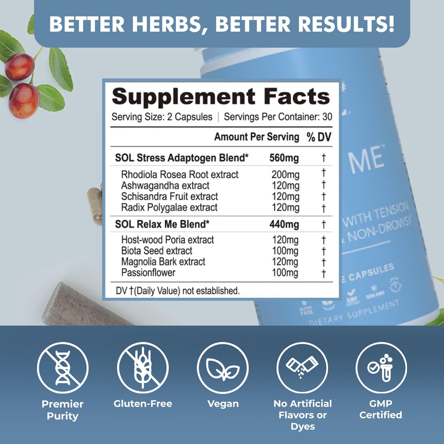natural stress relief multivitamins