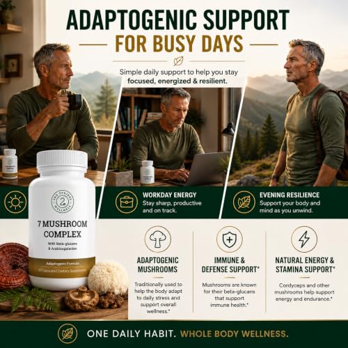 natural stress relief mushroom supplement