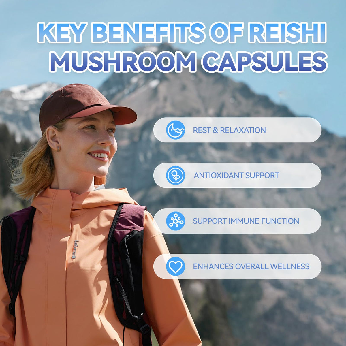 Natural stress relief Reishi mushrooms