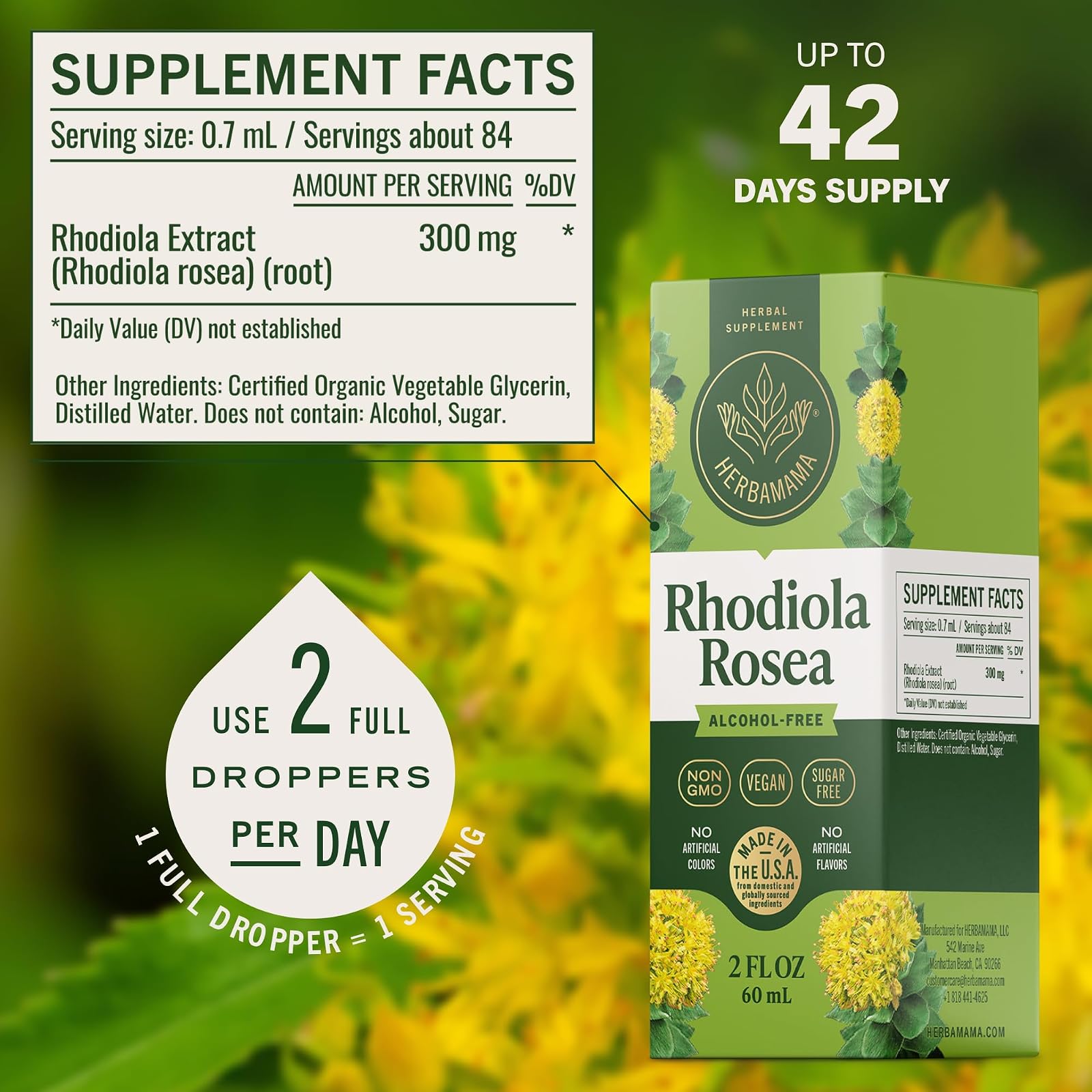 natural stress relief Rhodiola