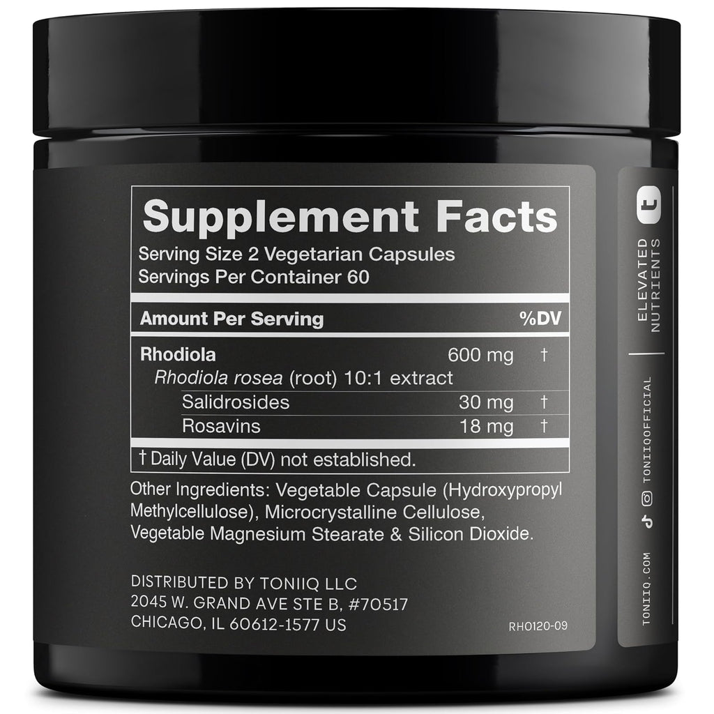natural stress relief rhodiola