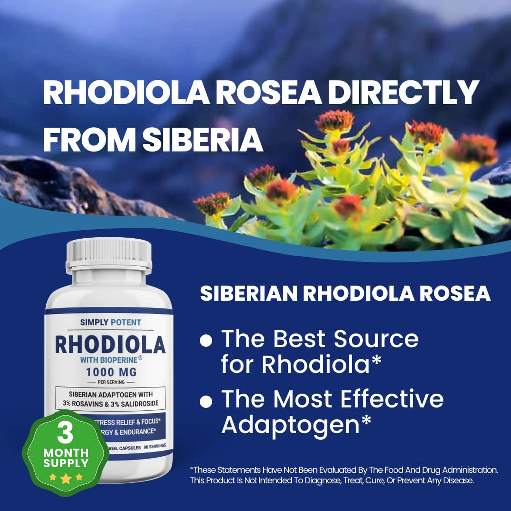 natural stress relief rhodiola