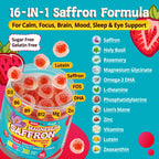 natural stress relief saffron gummies