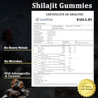 natural stress relief shilajit gummies