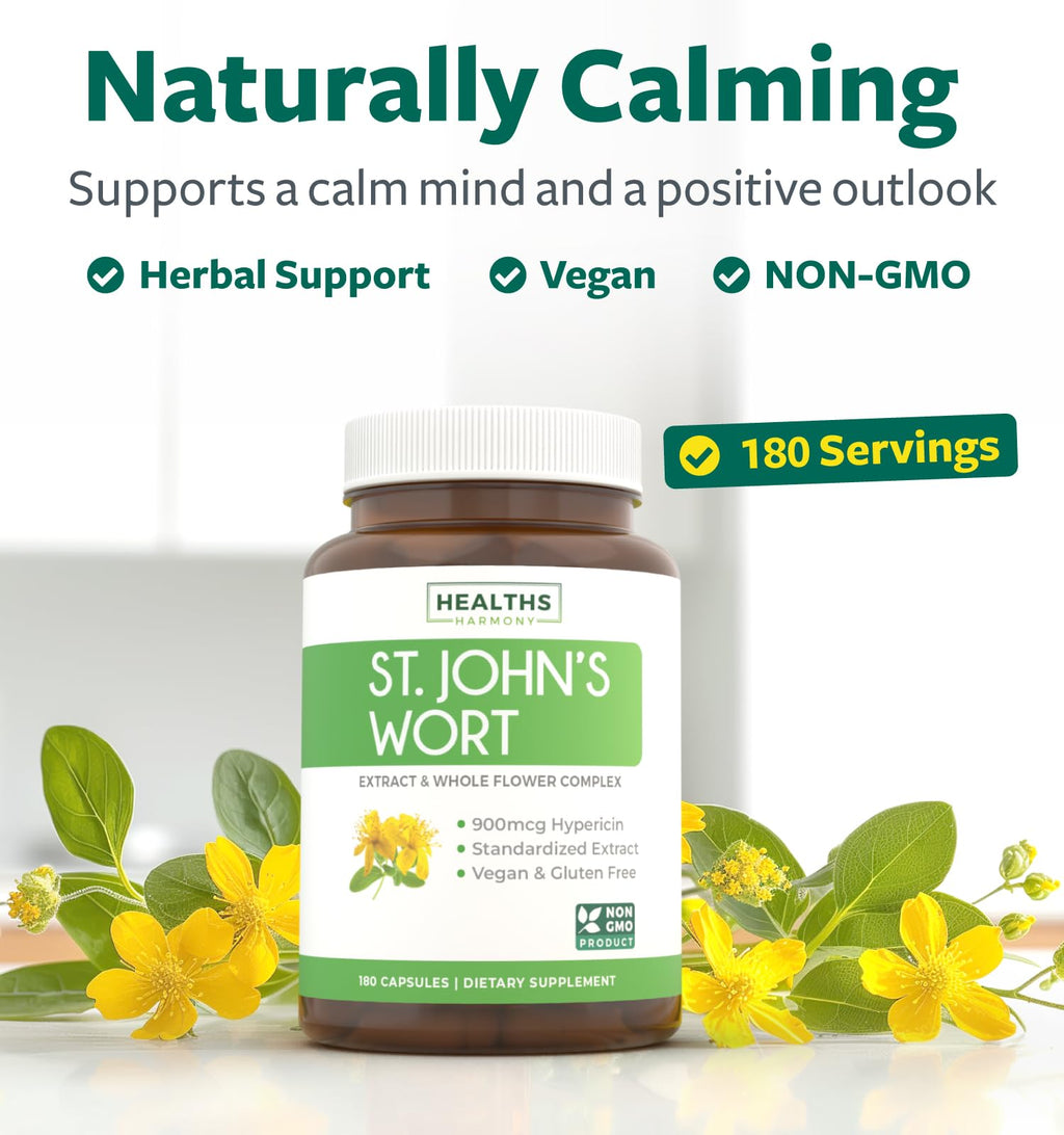 natural stress relief St. John's Wort