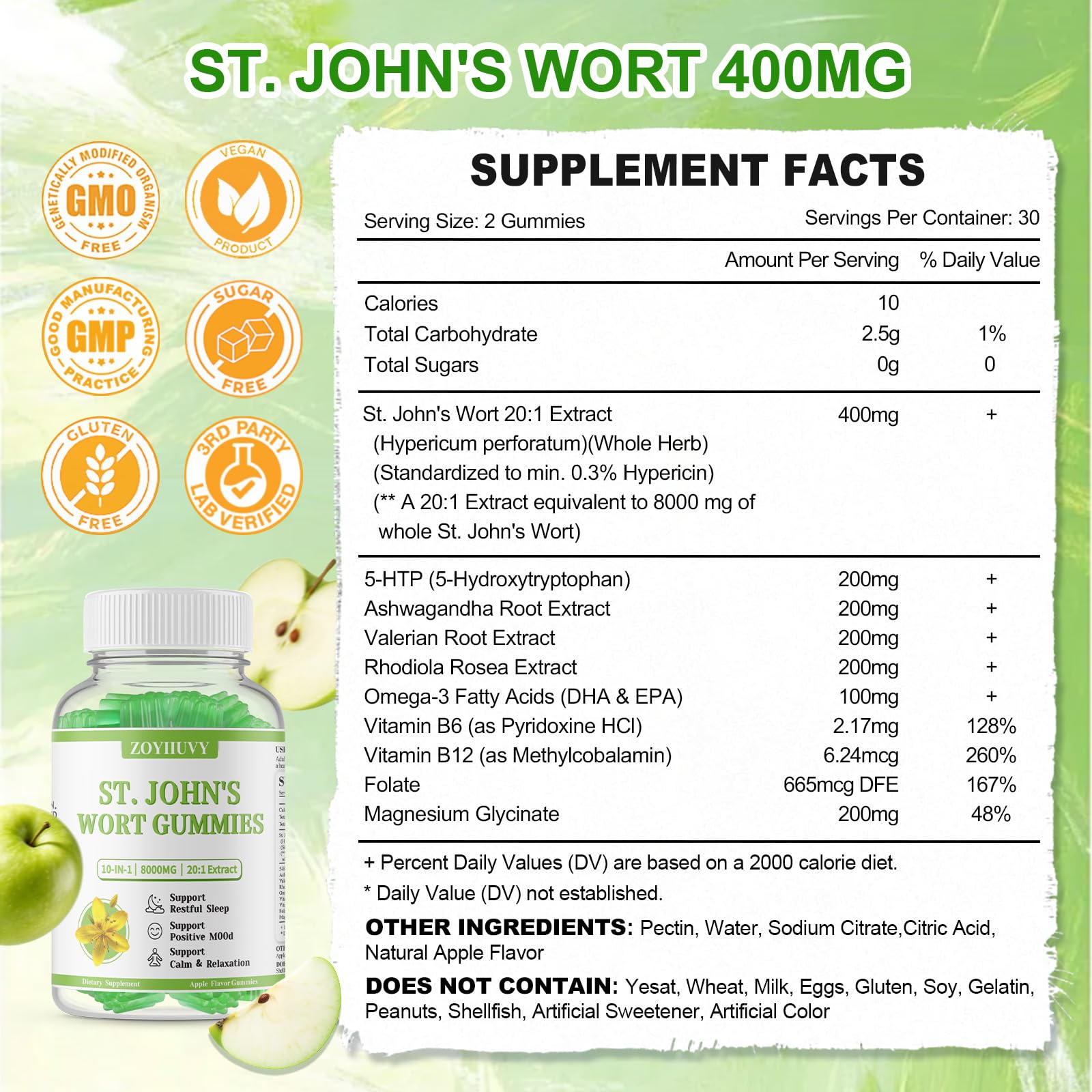 natural stress relief St. John's Wort