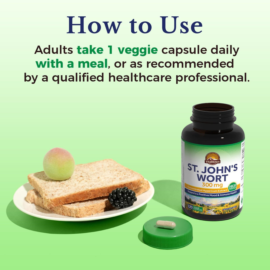 Natural stress relief St. John's Wort